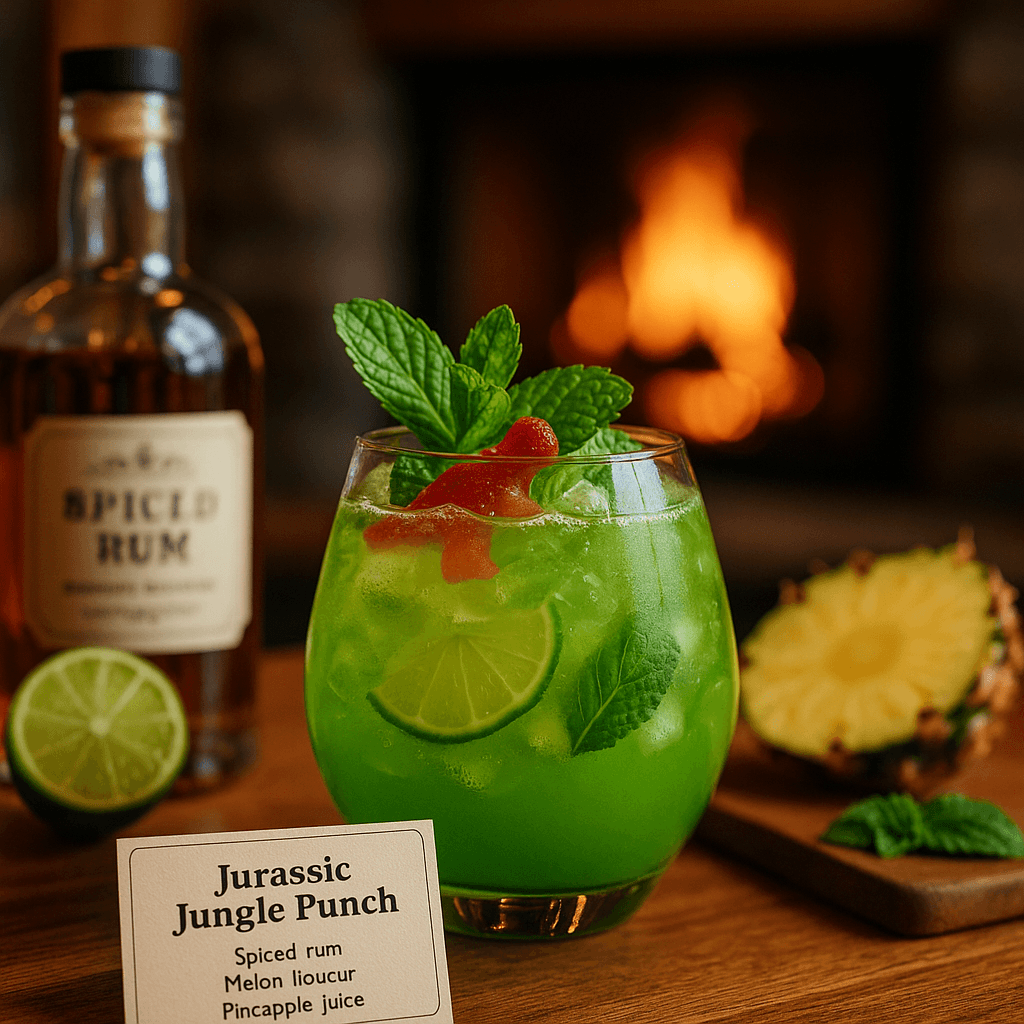 Jurassic Jungle Punch, Jurassic Jungle Punch, a prehistoric tropical paradise in a bowl