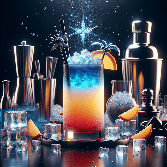 Keyblade Sunset, Enchanting Kingdom Hearts-inspired cocktail