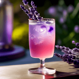 Lavender Blossom Fizz, Delicate, refreshing cocktail with floral notes ...