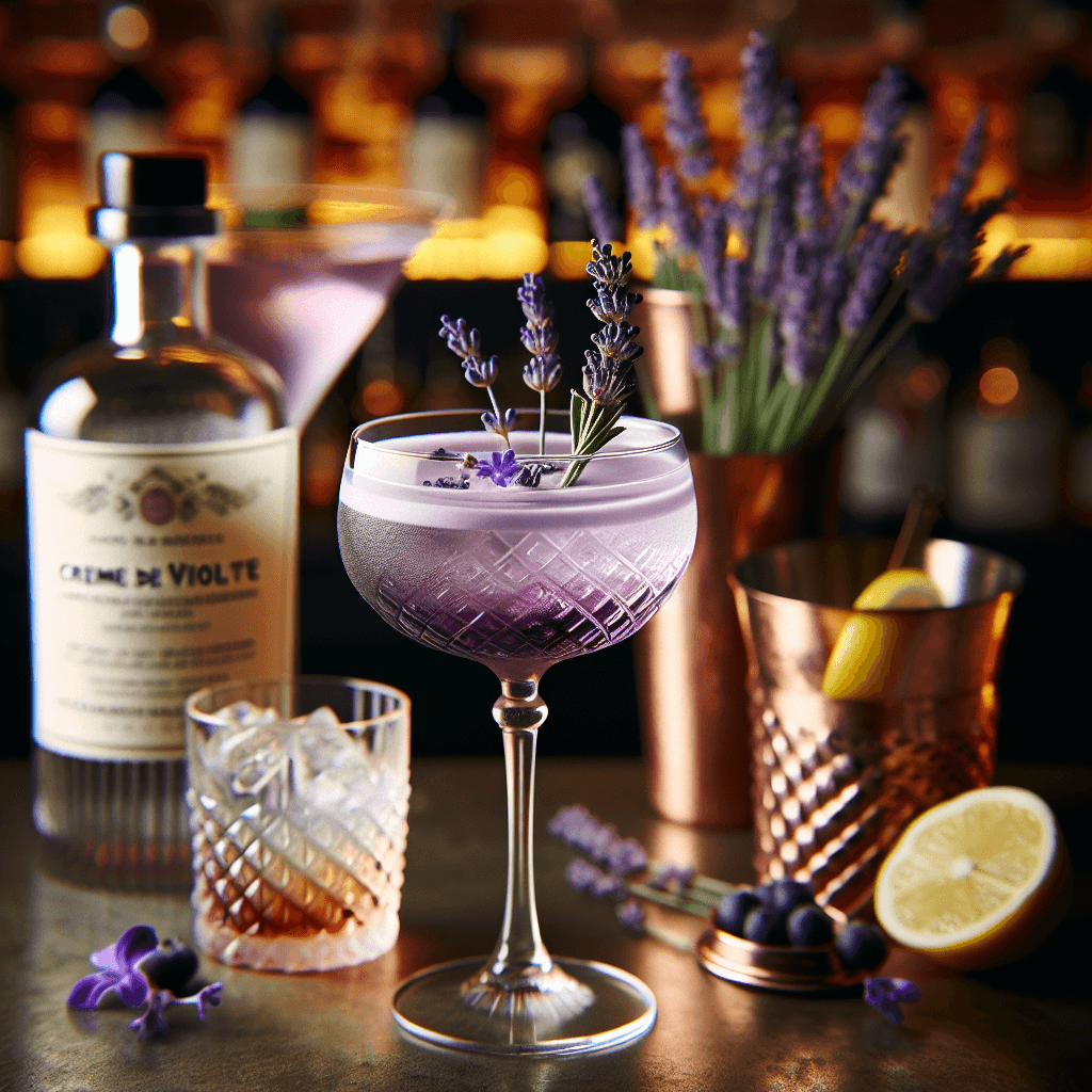Lavender Dream, Lavender Dream cocktail with floral, citrus, and berry ...
