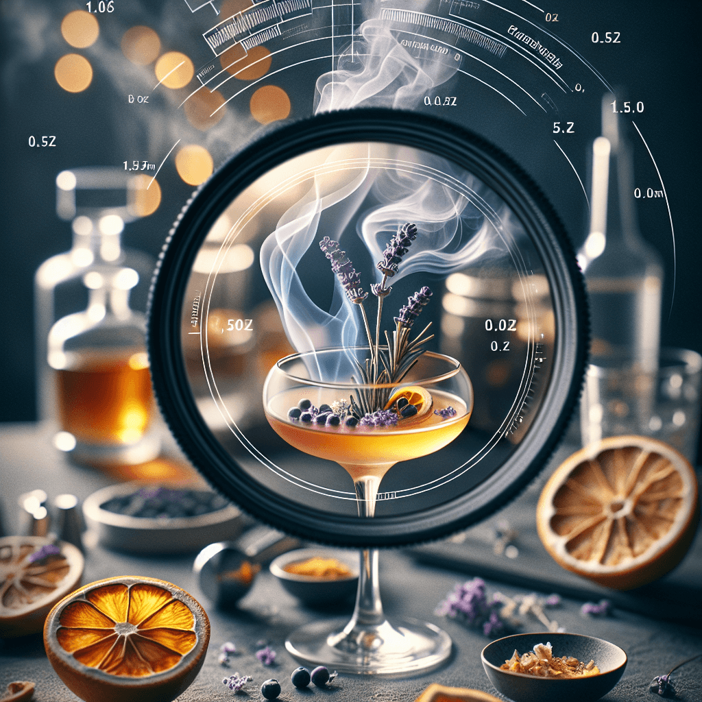 Lavender Smoke Mirage, A mesmerizing cocktail with floral, citrus, and ...
