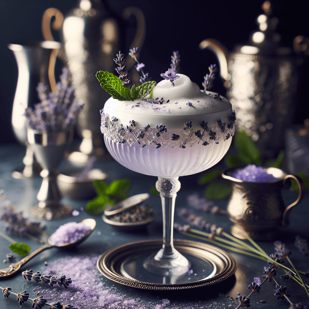 Lavender Velvet Dream, Ethereal lavender cocktail with creamy richness ...
