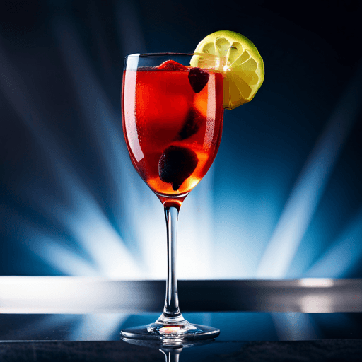 Raspberry Sprite Fizz, Refreshing Raspberry Sprite Fizz mocktail