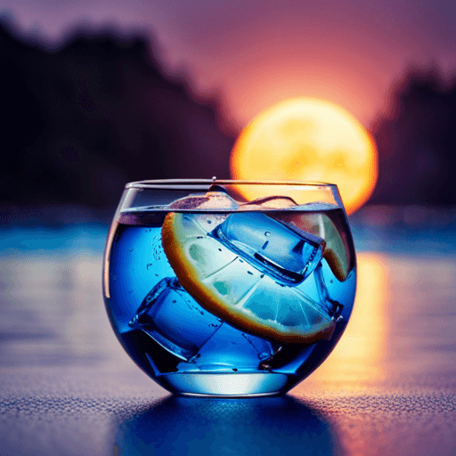 Lunar Eclipse Lycan, Mythical werewolf-inspired cocktail under a purple ...