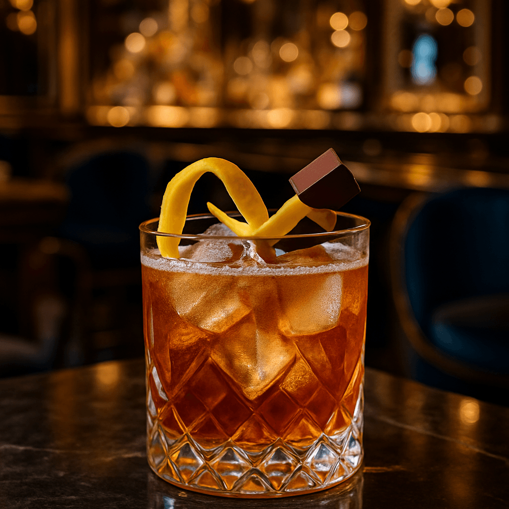 Maple Chocolate Breeze, Maple chocolate citrus cocktail with a modern twist