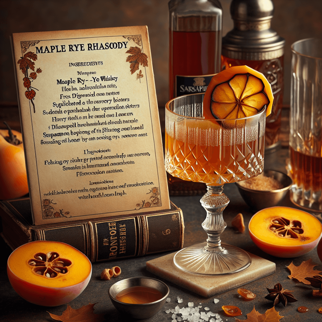 Maple Rye Rhapsody, Maple Rye Rhapsody celebrates autumn flavors