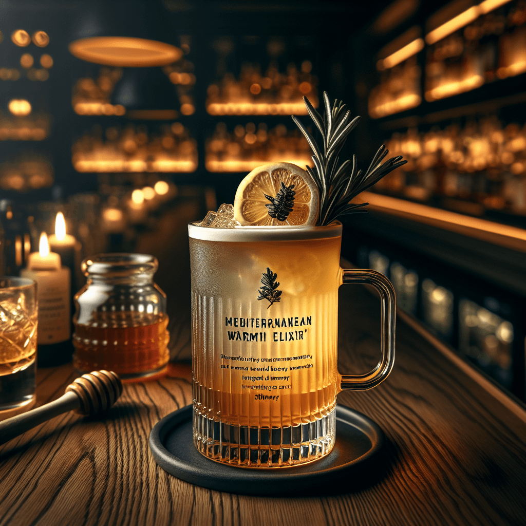 Mediterranean Warmth Elixir, Mediterranean-inspired warm cocktail with ...