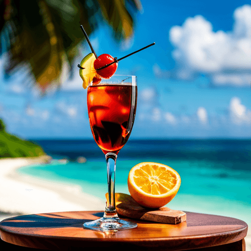 Midnight Blossom, Elegance of Midnight Blossom cocktail