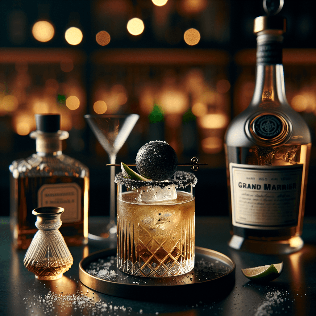 Midnight Mirage, A cocktail that entices with mysterious layers and flavors