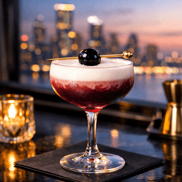 Midnight Mulberry Mirage, Tropical chocolate rum cocktail with mulberry ...