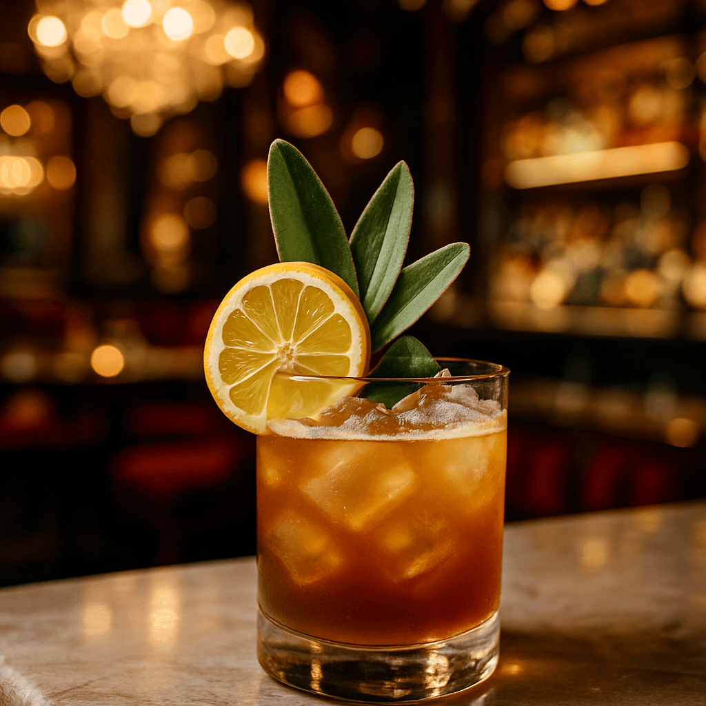 Molasses & Rye Mash, Smoky, sweet, herbal cocktail with rye whiskey and ...