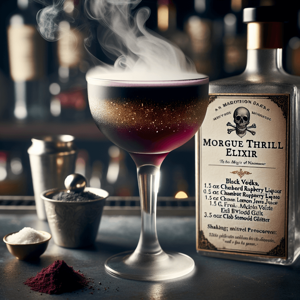 Morgue Thrull Elixir, Dark, mysterious cocktail inspired by Magic: The ...