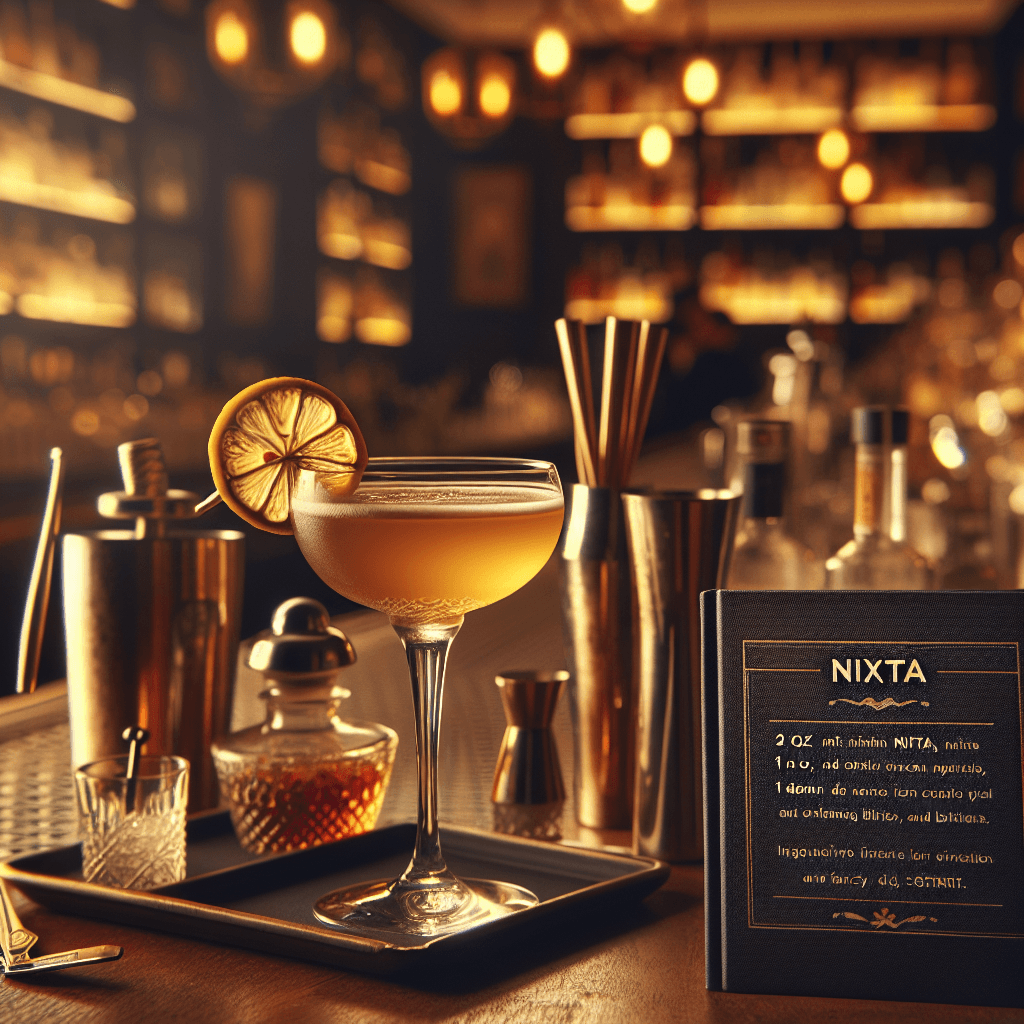 Nixta Martinez, Nixta Martinez cocktail with corn-based spirit