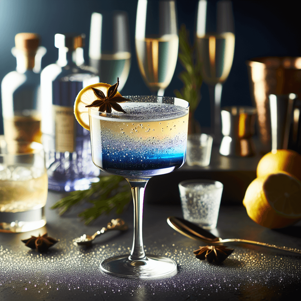 Northern Starlight Shimmer, Captivating drink for New Year's Eve in Kiel