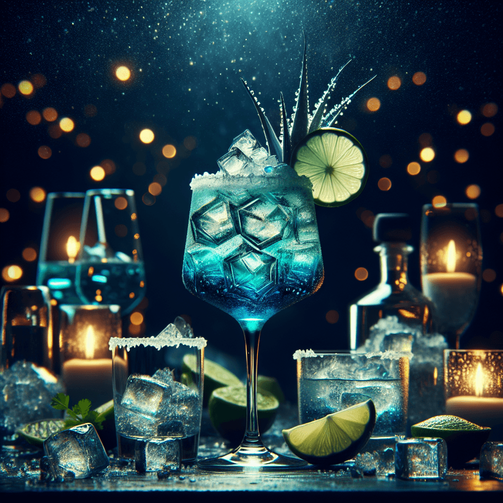 Ocean's Mirage, Unexpected fusion of gin and tequila, capturing ocean ...