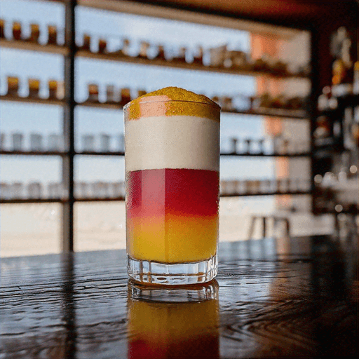 PB & J Delight, Peanut butter whiskey cocktail with raspberry and white ...