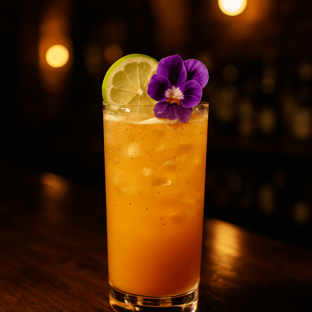 Pole Position Punch, Exciting F1-inspired cocktail for race day