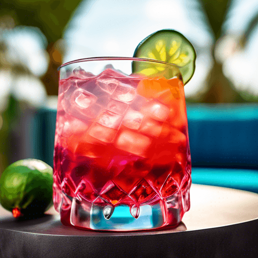 Pomegranate Cucumber Fizz, Refreshing Pomegranate Cucumber Fizz cocktail