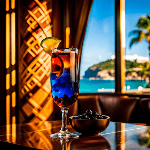 Porto Franco Jolly Roger, Bold, complex cocktail with exotic allure