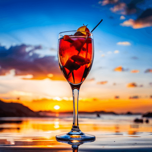 Prideful Sin Cocktail, Colorful, potent cocktail celebrating self ...