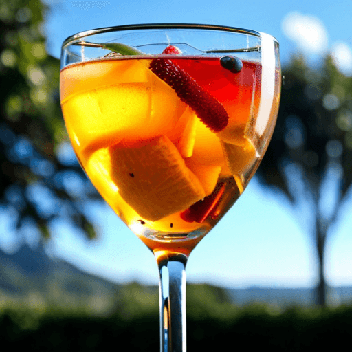 Provençal Dream, Provence-inspired cocktail with sirop d'orgeat and pastis