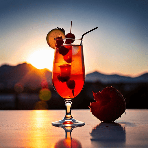 Raspberry Dream Cake, Decadent raspberry cake dessert cocktail