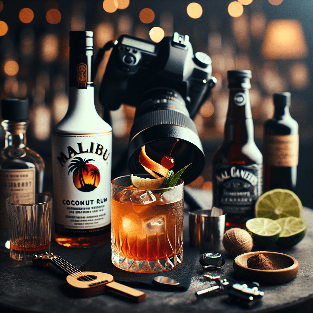 Rock 'n' Riff Refreshment, Bourbon and coconut cocktail with a hint of ...