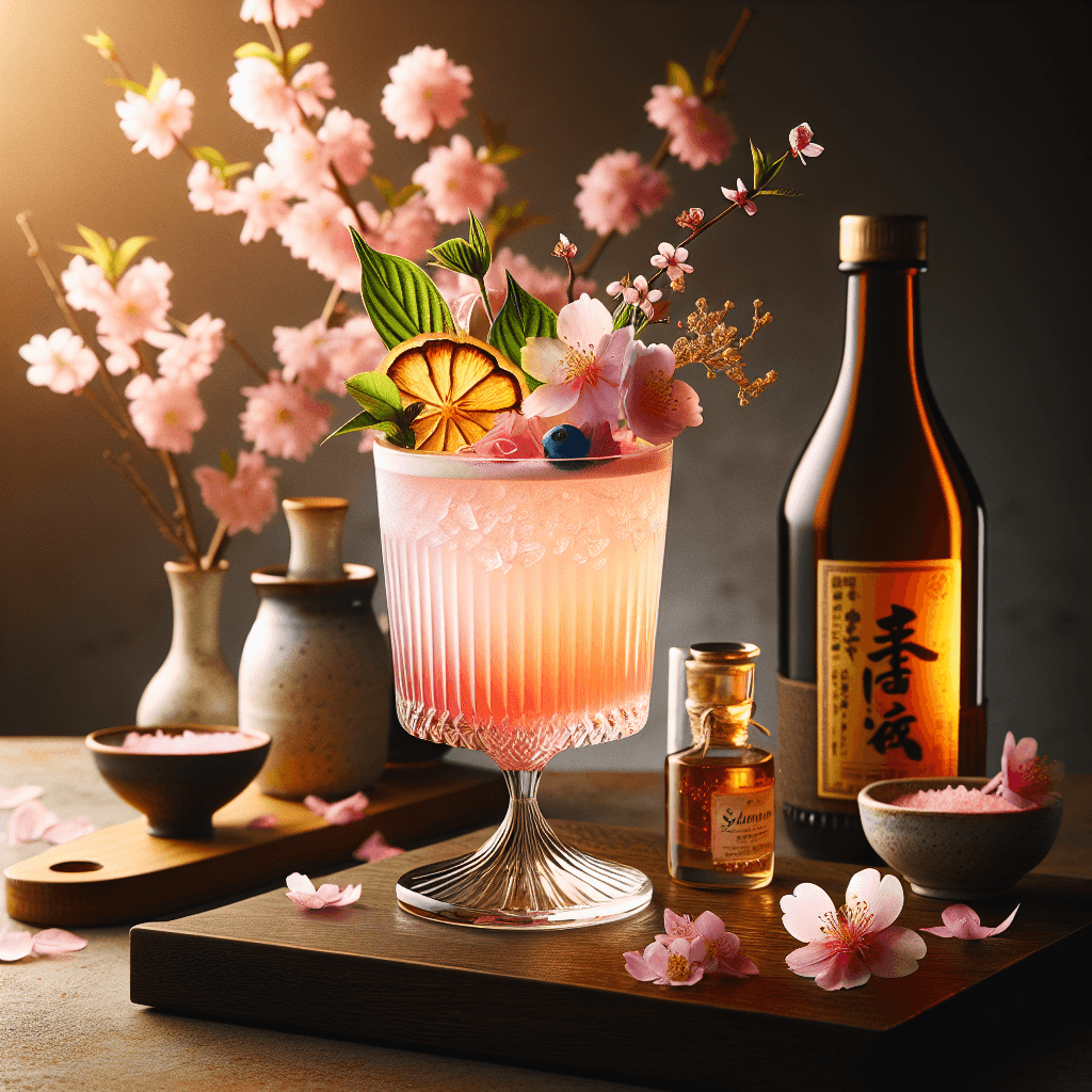 Sakura Breeze, Delicate cocktail capturing Japan's cherry blossom essence