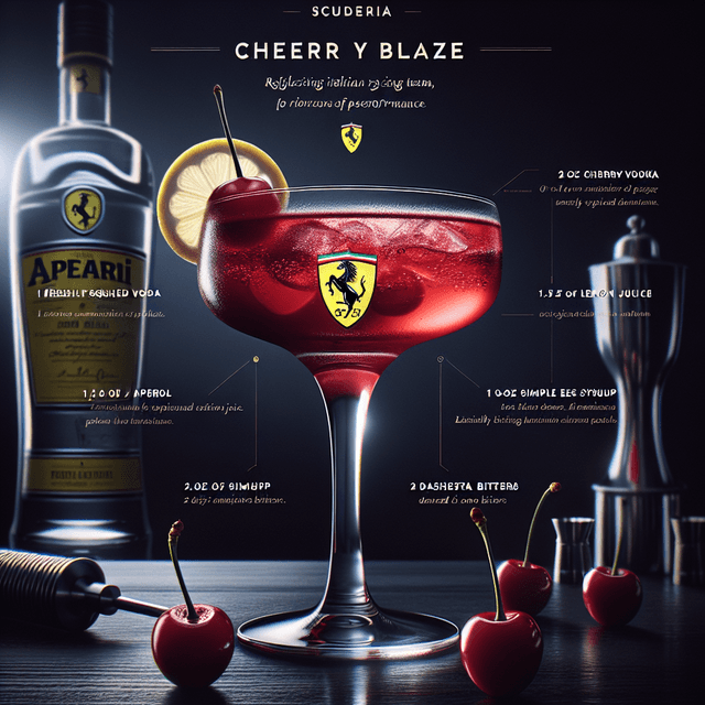 Scuderia Cherry Blaze, Cherry-flavored Ferrari tribute in a sleek coupe ...