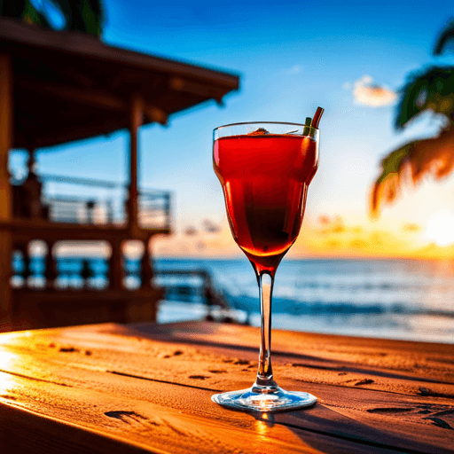 Sith's Elixir, Dark and mysterious cocktail inspired by Darth Vader