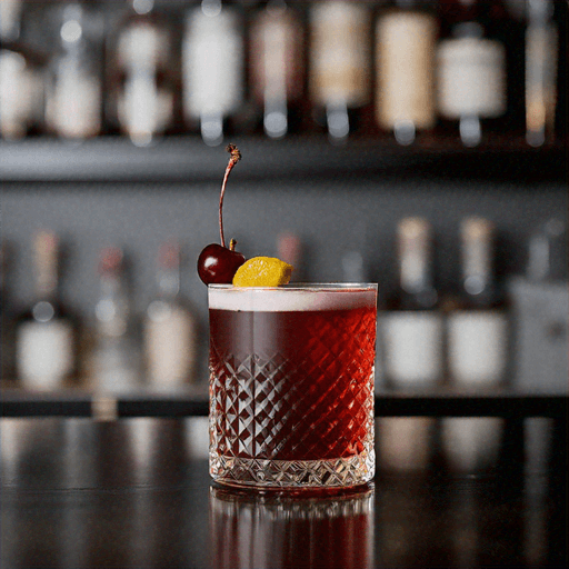 Smoky Cherry Caress, Bold rum, tart cherry, subtle chocolate warmth ...