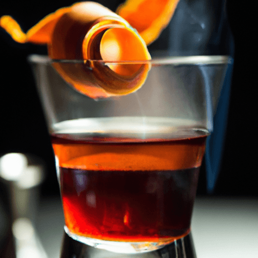 Smoky Negroni, Smoky Negroni with mezcal