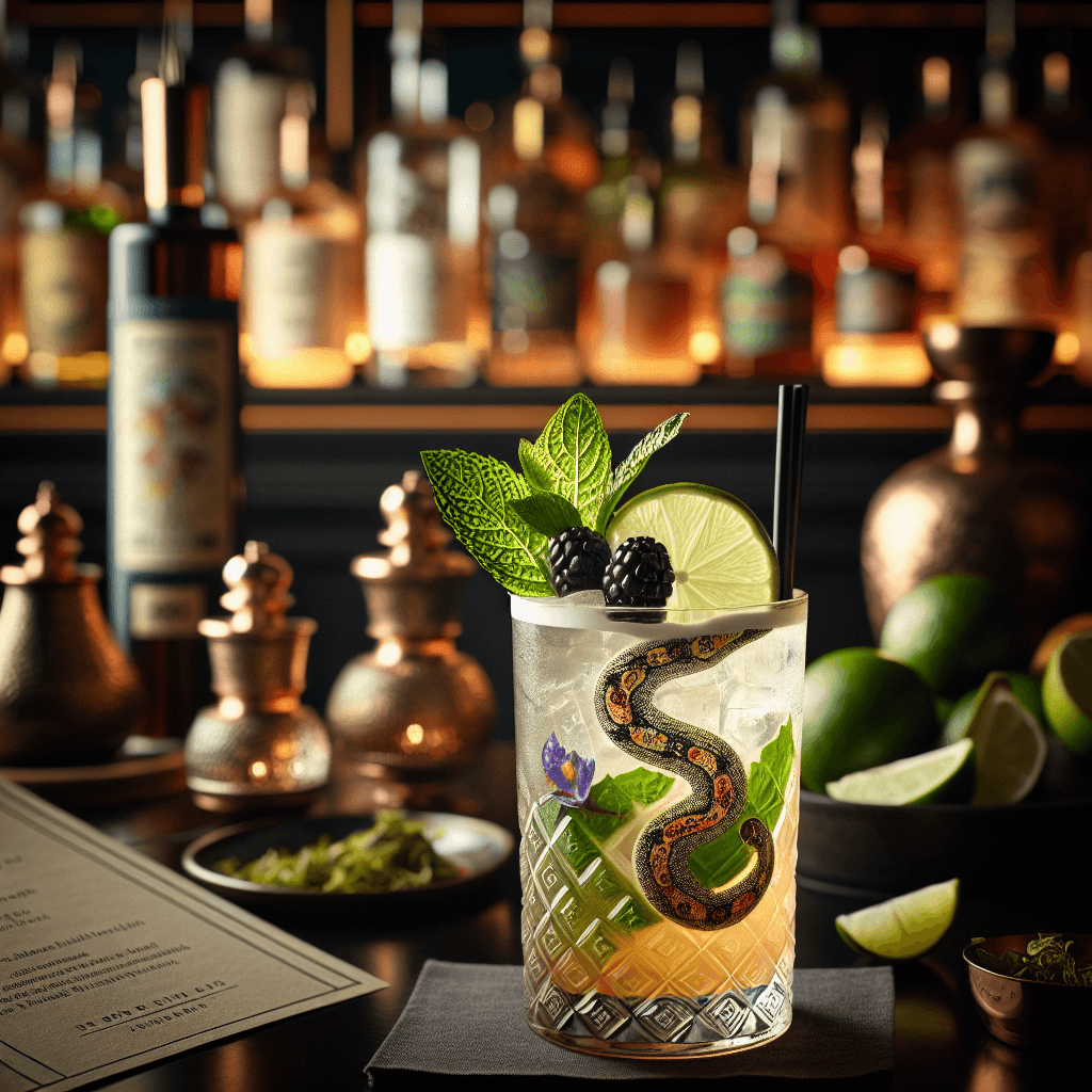 Snake Fruit Highball, Exotic highball cocktail with snake fruit-infused ...