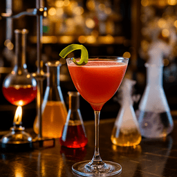 Solar Serenade, Vibrant, refreshing cocktail with tropical and tangy notes