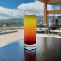 Solstice Sunrise, Vibrant summer solstice cocktail with tropical and ...