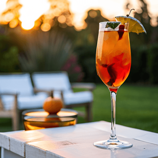 Sonoma Sunset Sipper, Autumn-inspired cocktail with pumpkin spice and ...
