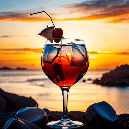 Sonoma Sunset Spritz, Vibrant Sonoma Sunset Spritz cocktail