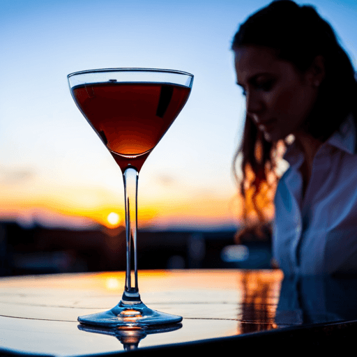 Sonoran Sunset Sipper, Vibrant tropical cocktail with exotic and ...