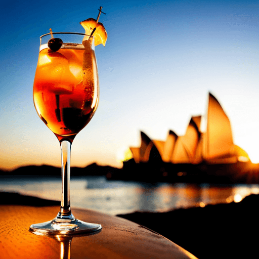 Spice Melange Mirage, Exotic cocktail inspired by Dune's spice melange