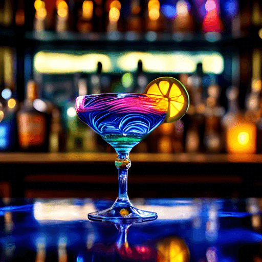 Starry Night Elixir, Complex cocktail inspired by Van Gogh's Starry ...