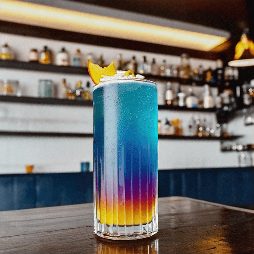 Starry Night Elixir, Non-alcoholic mocktail with blueberry, lemon ...
