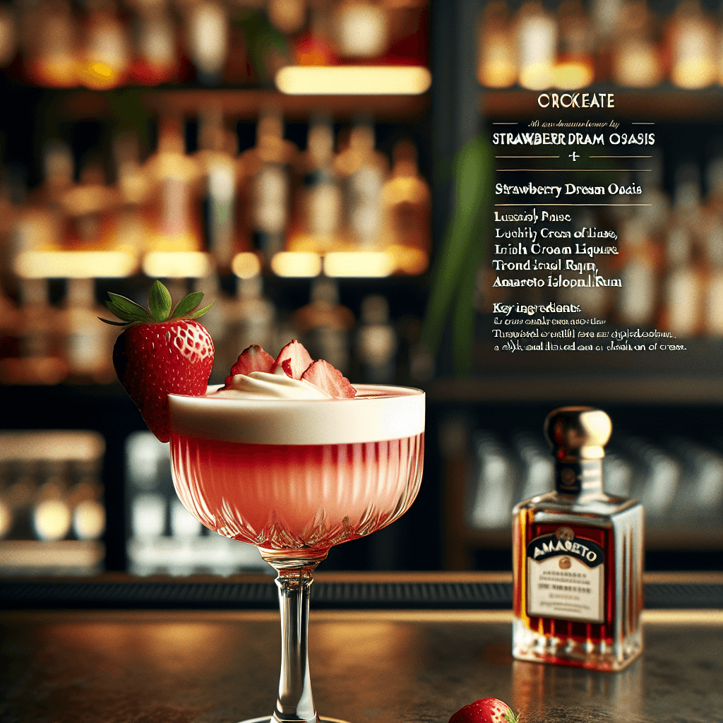 Strawberry Dream Oasis, Luscious blend of strawberries and cream with ...