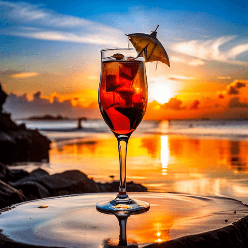 Summer Solstice Sipper, Refreshing summer cocktail with floral and ...