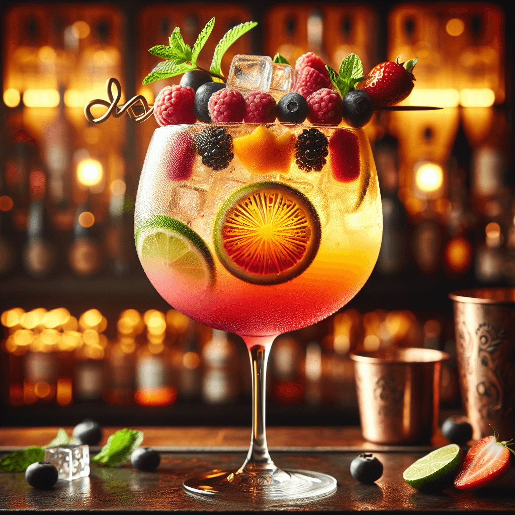 Summer Solstice Sparkler, Refreshing summer cocktail with watermelon ...