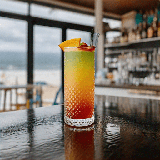 Sunny Savory Splash, Balanced summer cocktail with cucumber, basil ...