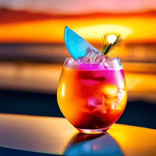 Sunrise Solstice, Refreshing and colorful cocktail for summer solstice ...