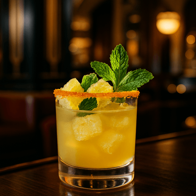 Sunset Citrus Elixir, Vibrant cocktail with Don Julio Reposado Tequila ...