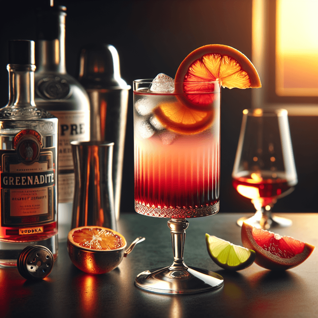 Sunset in Gush Katif, Layers of hope and beauty in a sunset-inspired cocktail