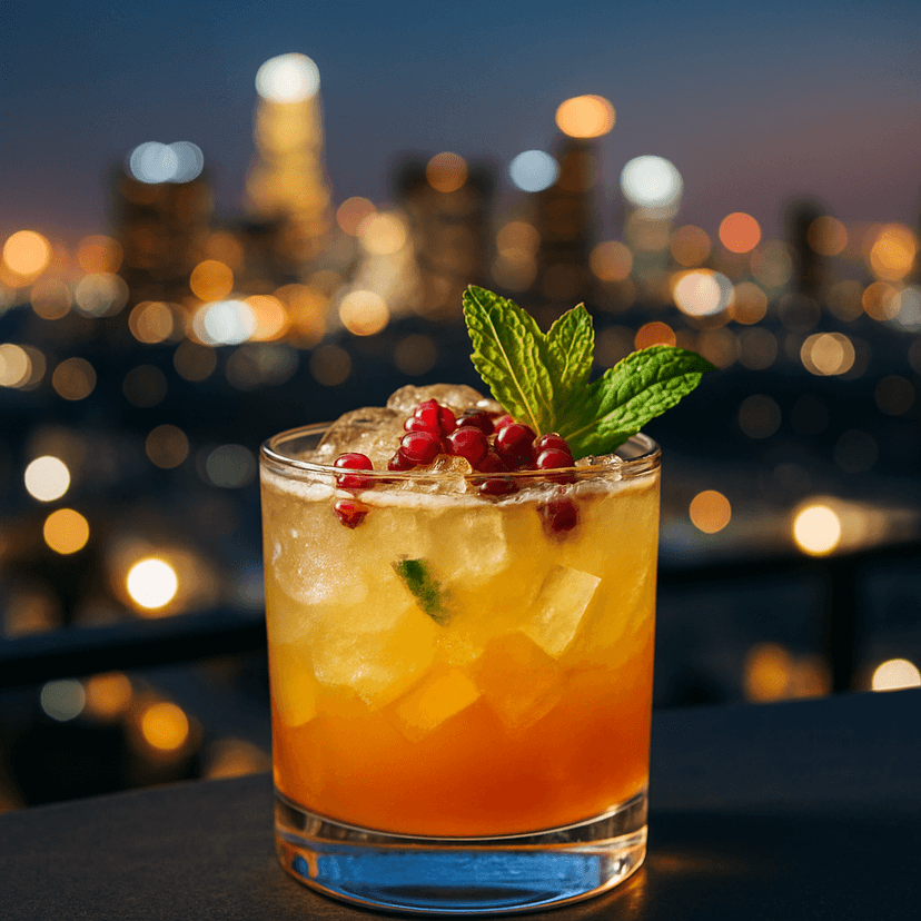 Sunset Ranch Mule, Vibrant twist on classic mule with Weber Ranch Vodka