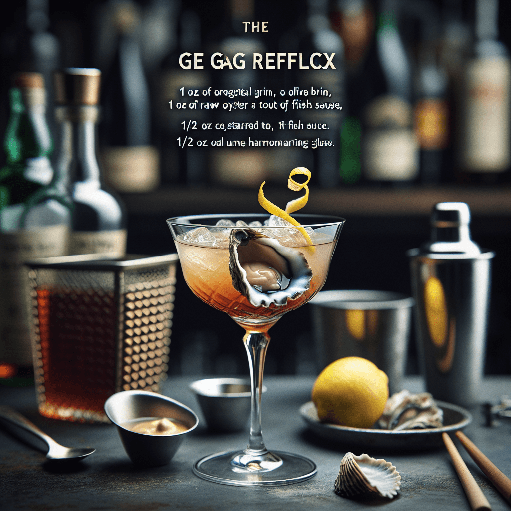 The Gag Reflex, Bold cocktail blending sea depth with sweetness
